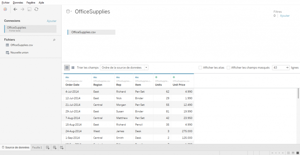 Connect Tableau Public To A CSV File • Stephane Andre