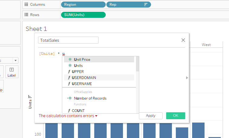 Create A Calculated Field • Stephane Andre