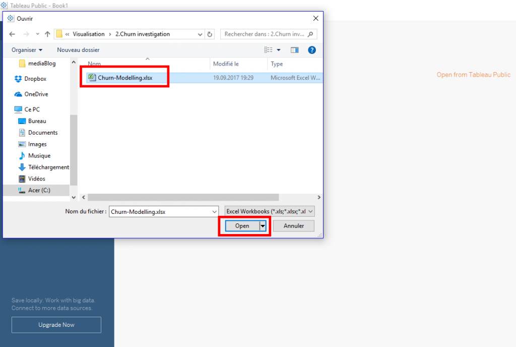 Connect Tableau To An Excel File • Stephane Andre