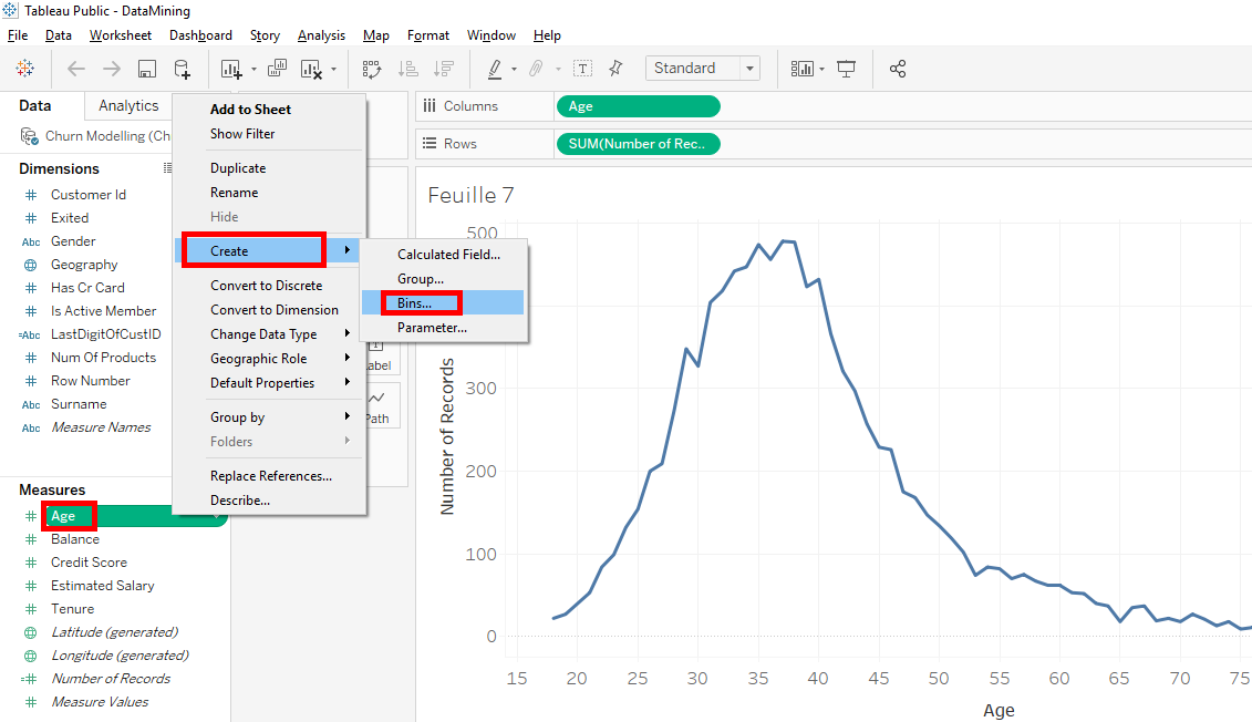 Create Bins and View Distributions • Stephane Andre
