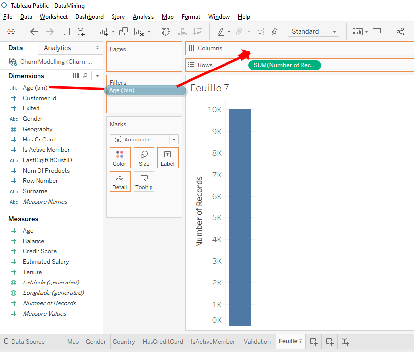 Create Bins and View Distributions • Stephane Andre