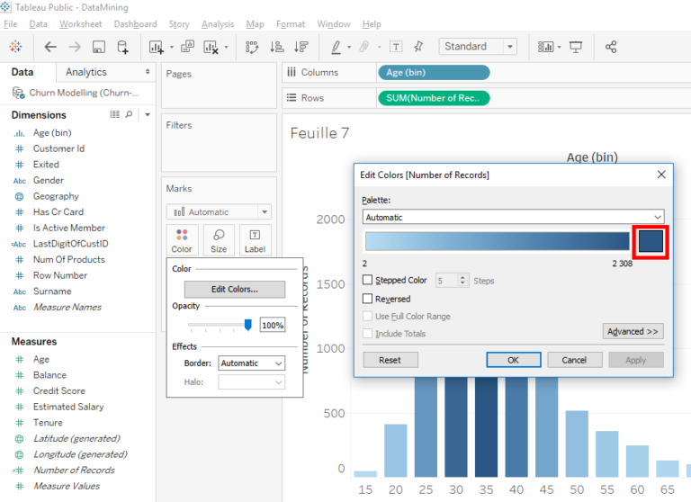 Create Bins and View Distributions • Stephane Andre