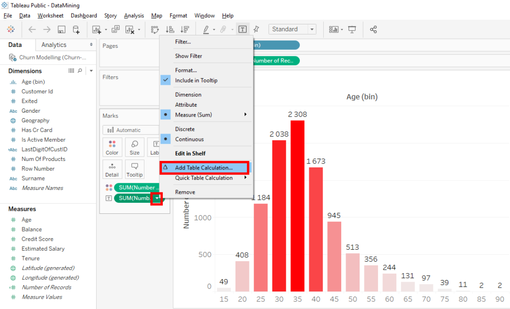 Create Bins and View Distributions • Stephane Andre