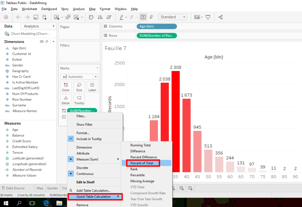 Create Bins and View Distributions • Stephane Andre