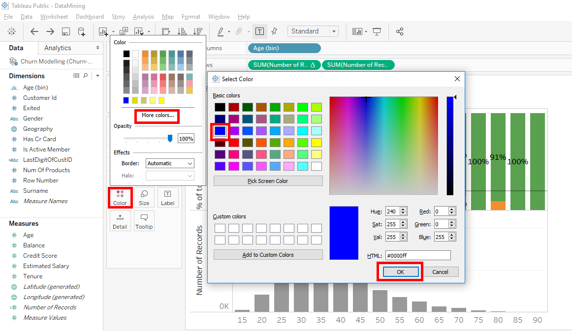 Combine 2 charts • Stephane Andre